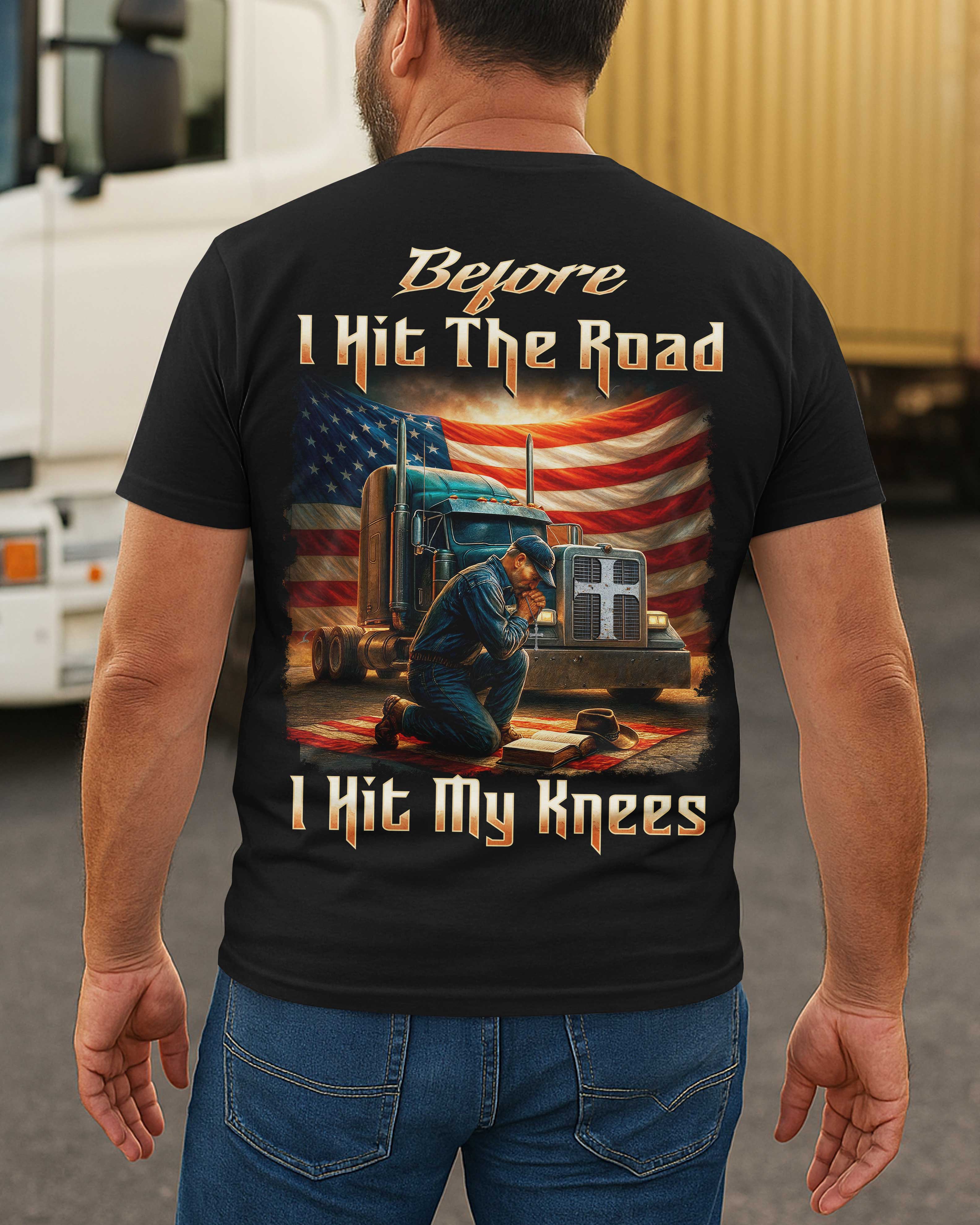 Before I Hit The Road All Over Print T-Shirt – Christcolor