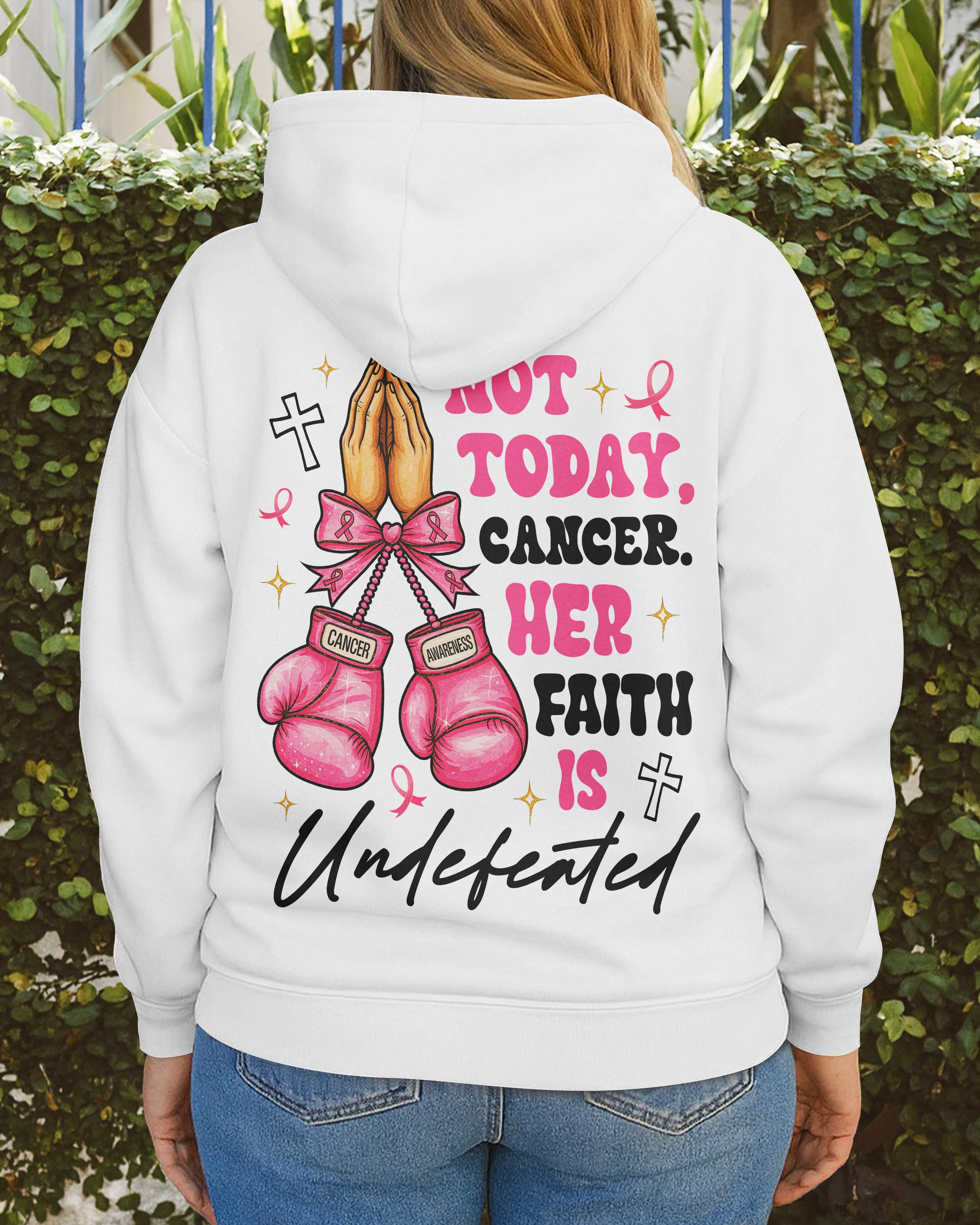 Not Today Cancer Hoodie – Christcolor